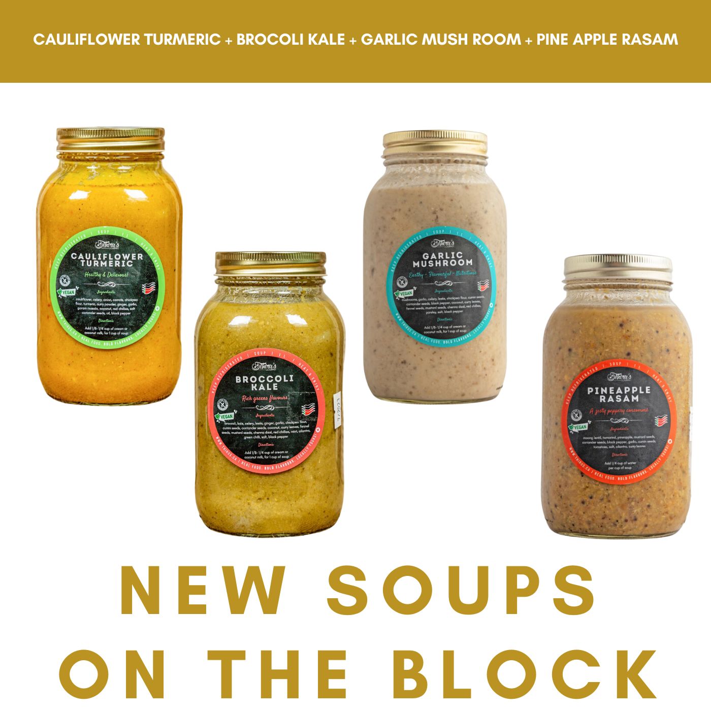 New Soups on the Block – Thiru's Gourmet